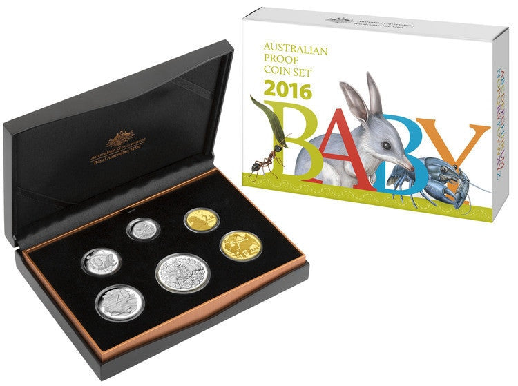 2016 Six Coin Proof Baby Year Set - Alphabet Series – My Collectables