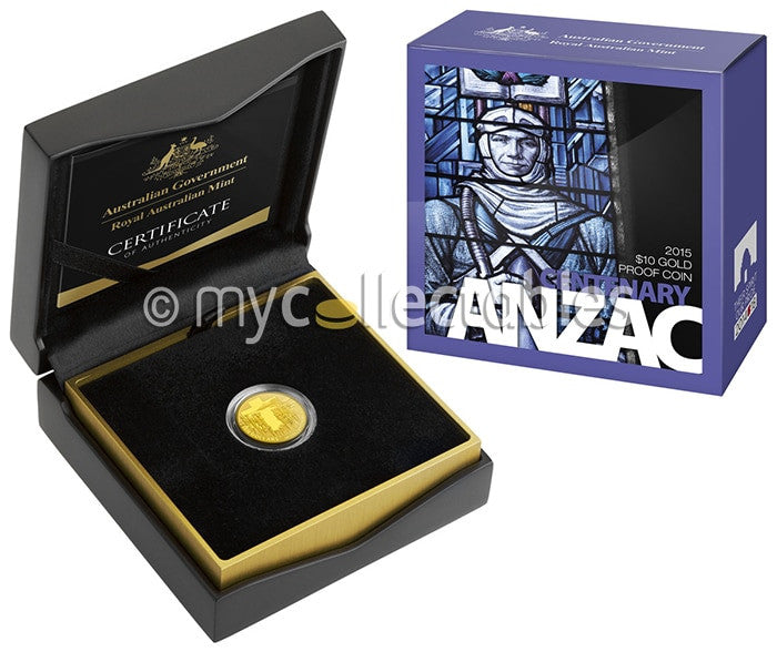 2015 ANZAC Centenary $10 Gold Proof Coin – My Collectables