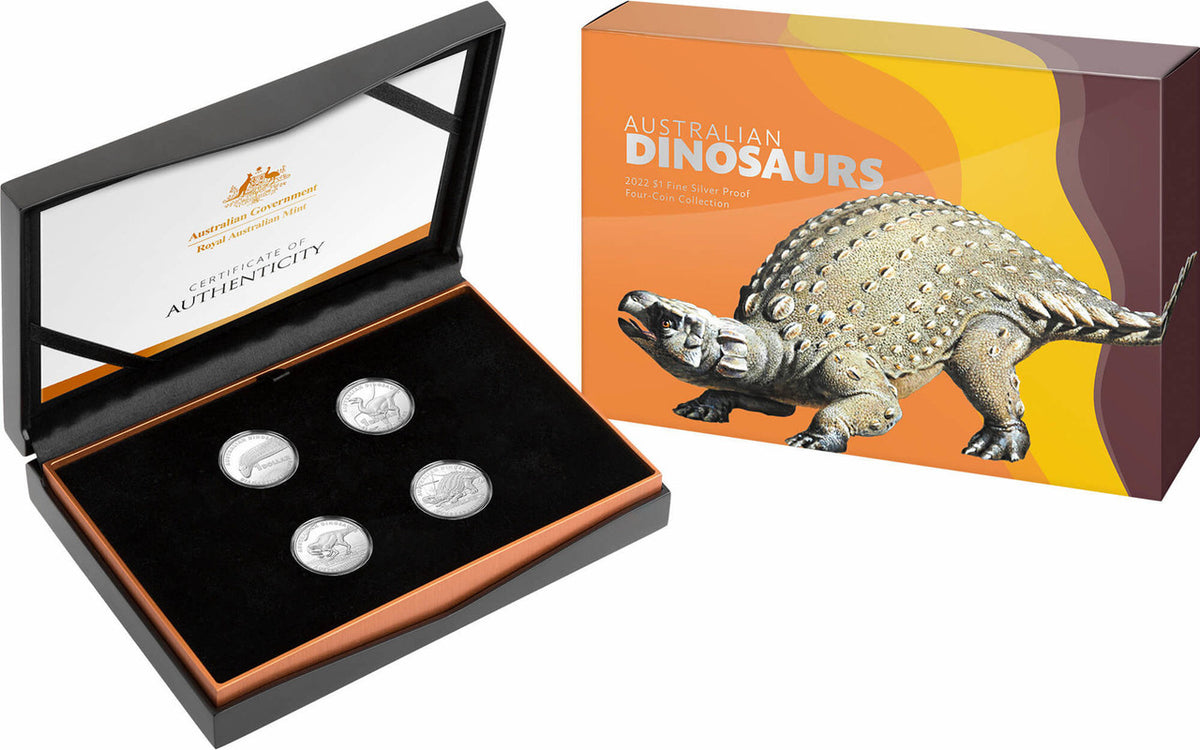 Australian Dinosaurs 2022 Silver Proof Four-Coin Collection – My ...